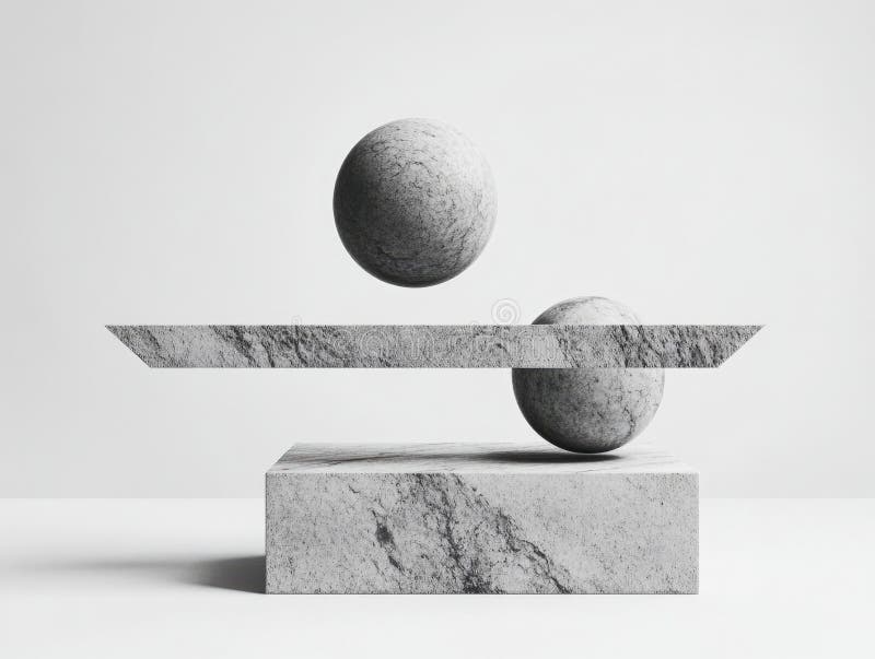 Balance Beams with Two Balls Stock Image - Image of measurement, state ...