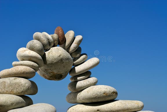 Balance bridge stock image. Image of rock, perfect, stone - 1154981