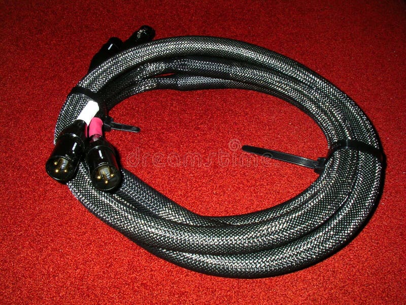 Balance Cable for Audio Devices Stock Image - Image of amplifier, apply ...