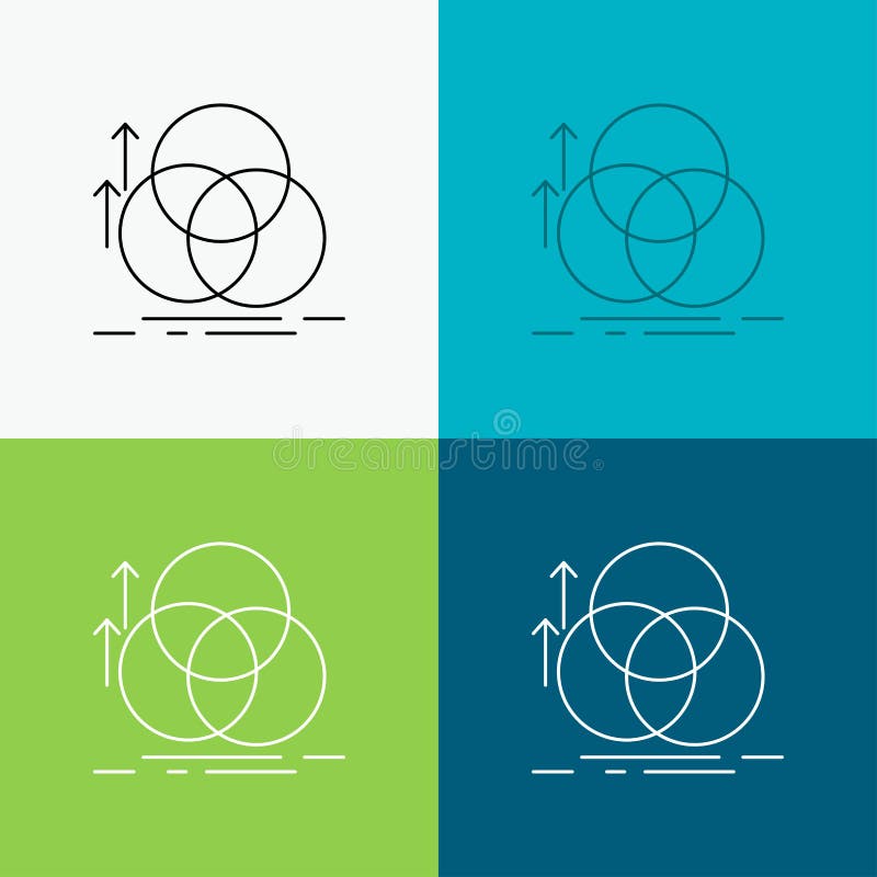 Balance, Circle, Alignment, Measurement, Geometry Icon Over Various ...