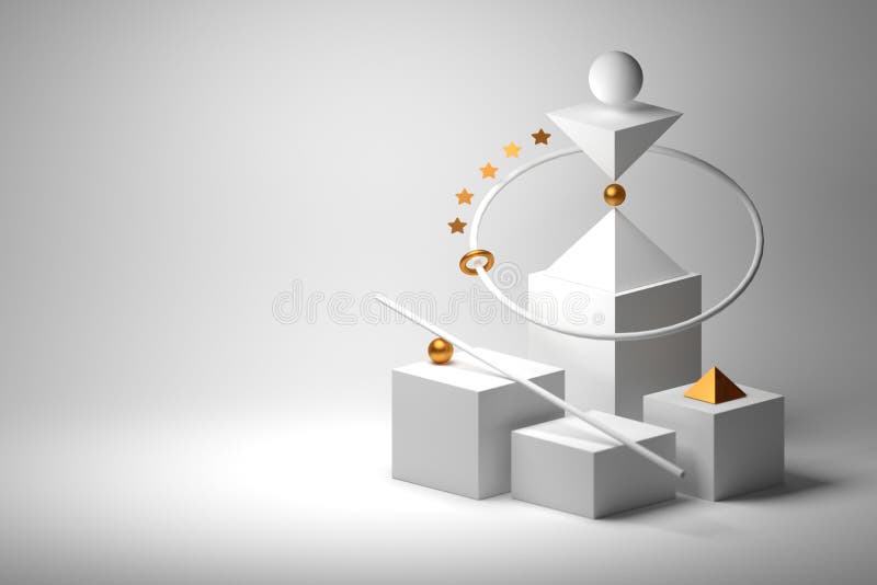 Balance Composition with Golden Elements and Copy Space Stock ...