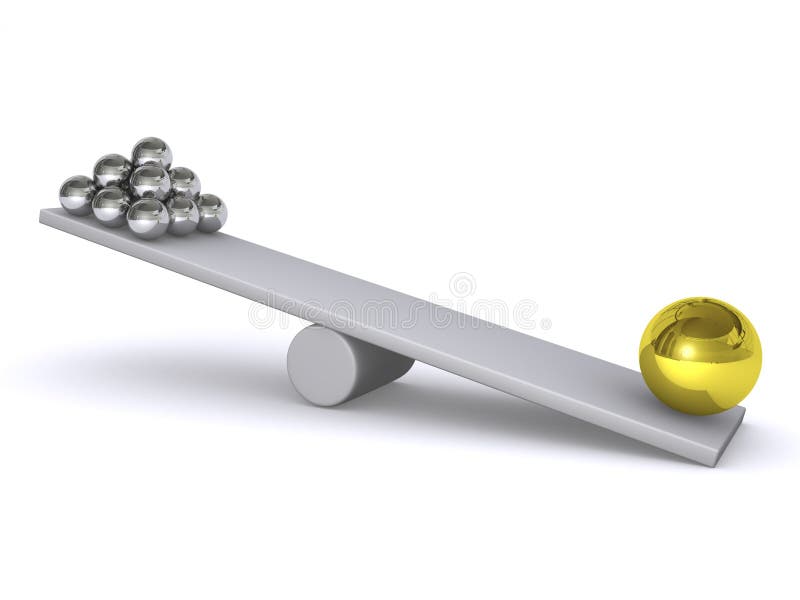 Balance concept stock illustration. Illustration of board - 12834177