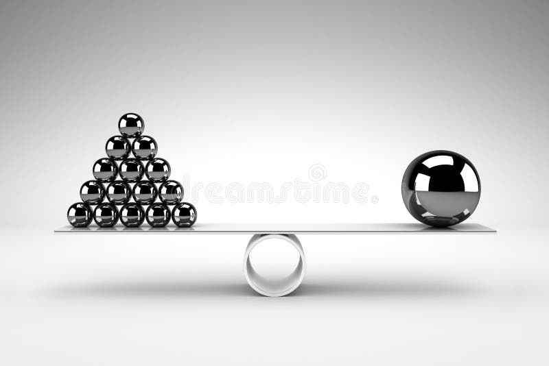 Balance concept stock illustration. Illustration of scale - 57891589