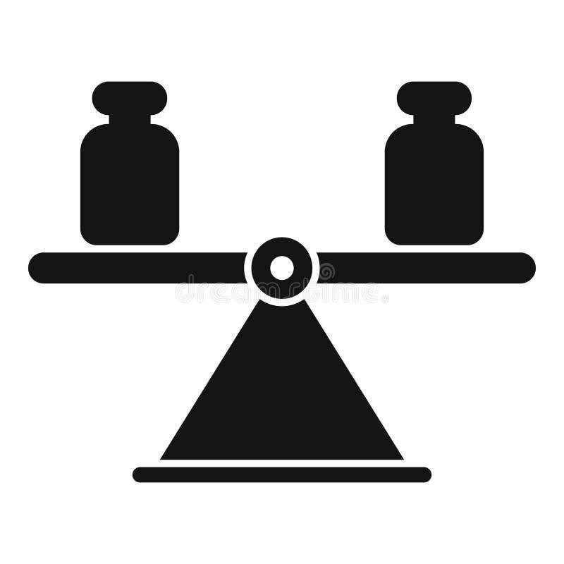 Focus Balance Icon Simple Vector. Social Trust Stock Illustration ...