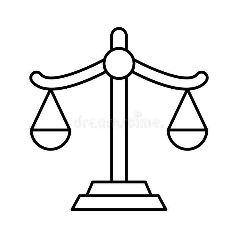 Balance, Court Vector Icon Which Can Easily Modify Stock Vector ...