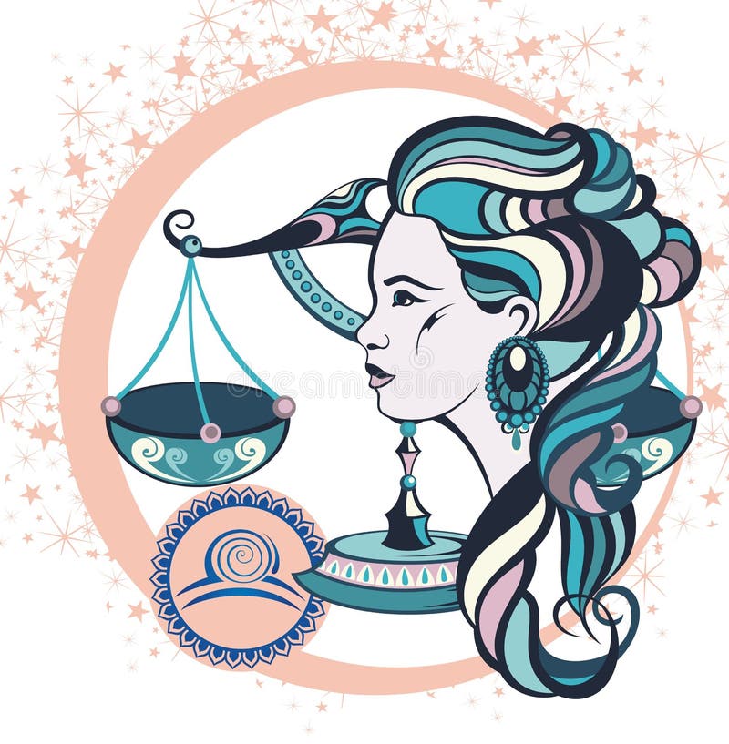 Signe De Vecteur De Zodiaque De Balance. Conception De Tatouage ...