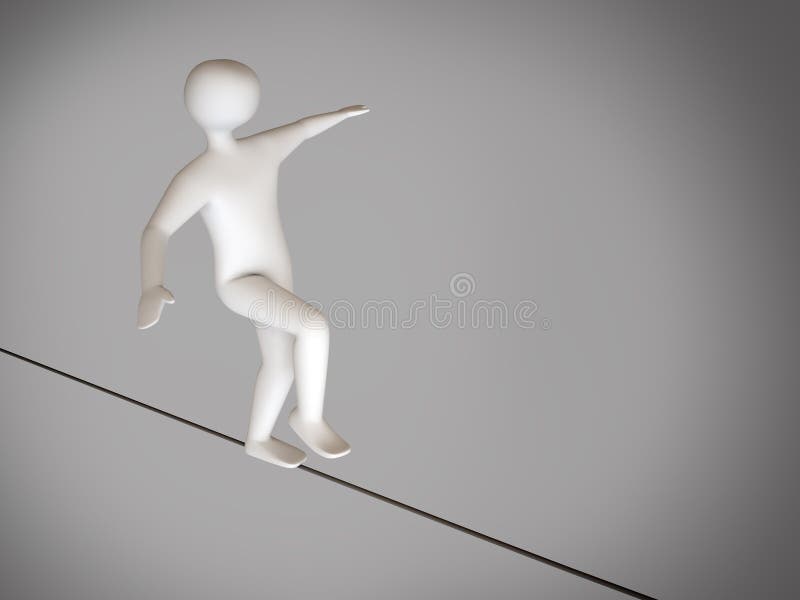 Balance stock illustration. Illustration of attempt, silhouette - 63797818