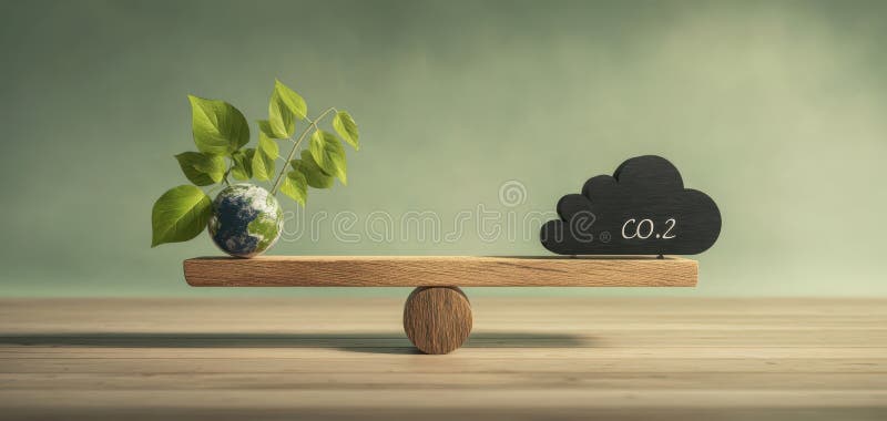 The Balance of Earth and Carbon Emissions Signifying Environmental ...