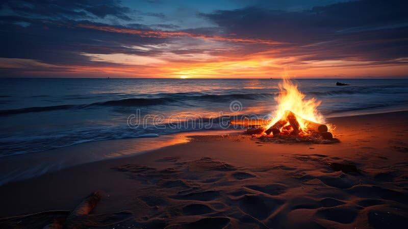 Balance fire and water stock illustration. Illustration of unity ...