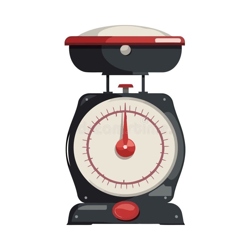 Balance the Fruit and Drink on Scale Stock Vector - Illustration of ...