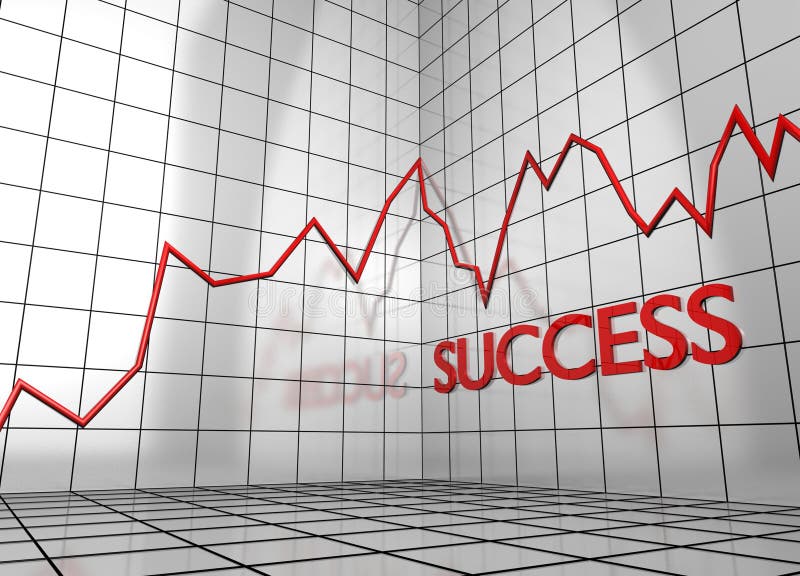 Balance graph success stock illustration. Illustration of generated ...