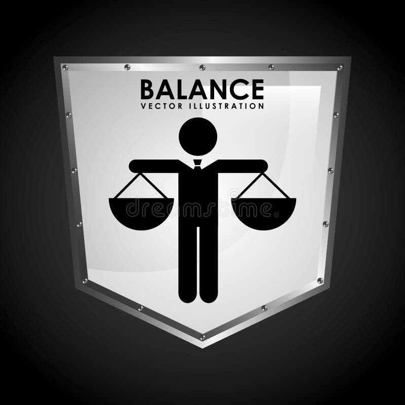 Balance icon design stock illustration. Illustration of people - 48683827