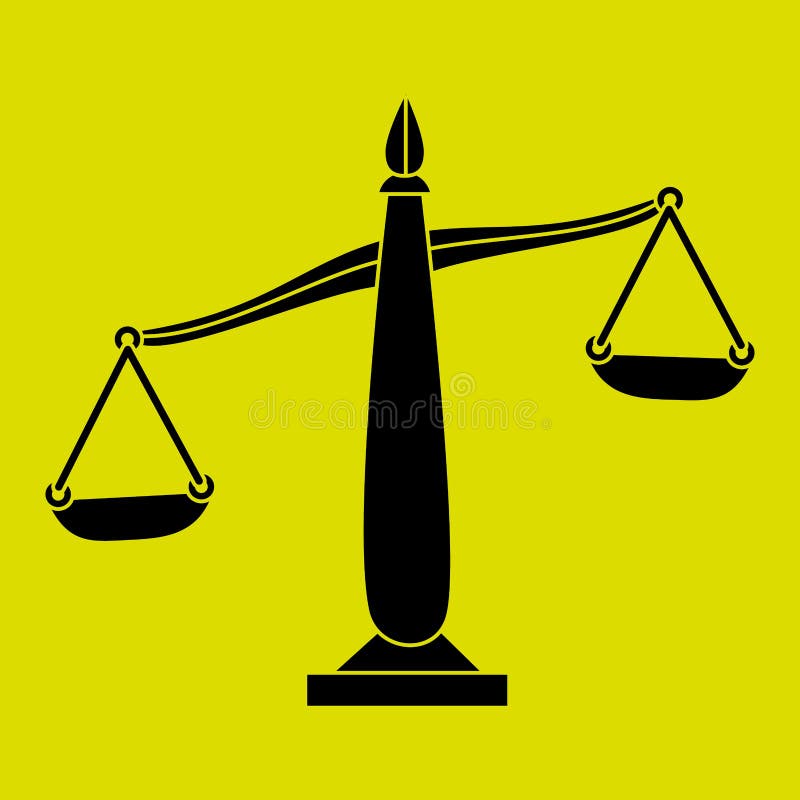 Balance icon design stock illustration. Illustration of equilibrium ...
