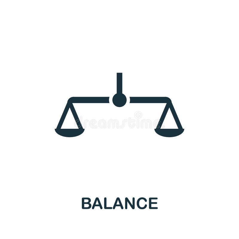 Balance Icon. Simple Element from Audit Collection Stock Illustration ...