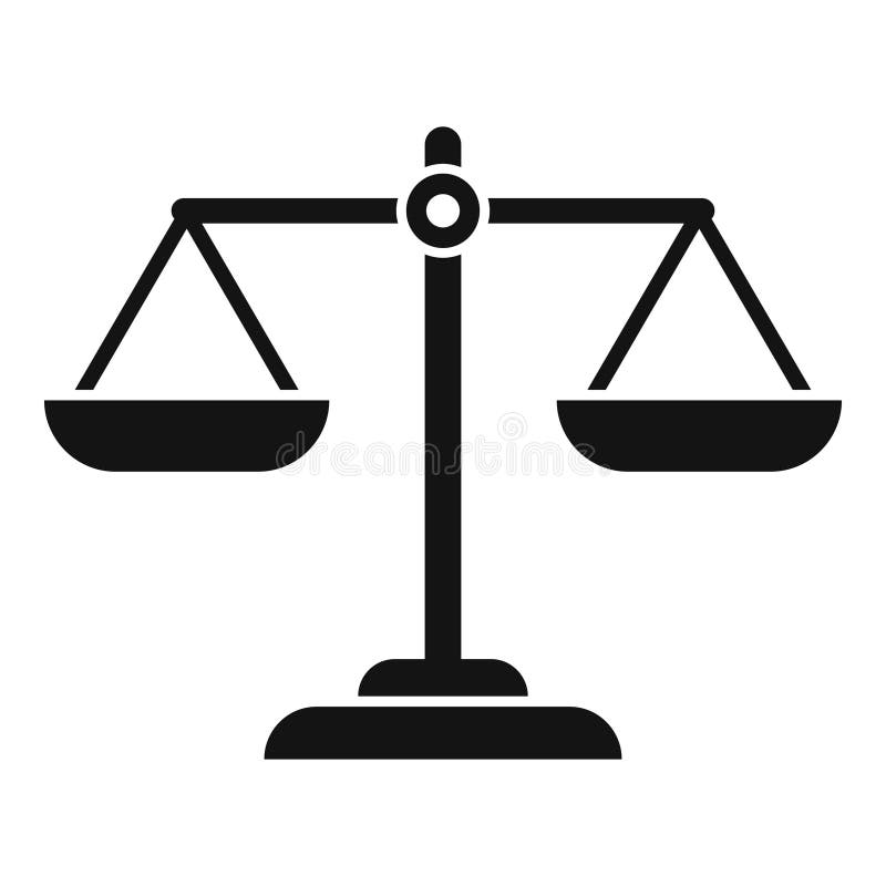 Balance Icon Simple Vector. Core Value Stock Illustration ...