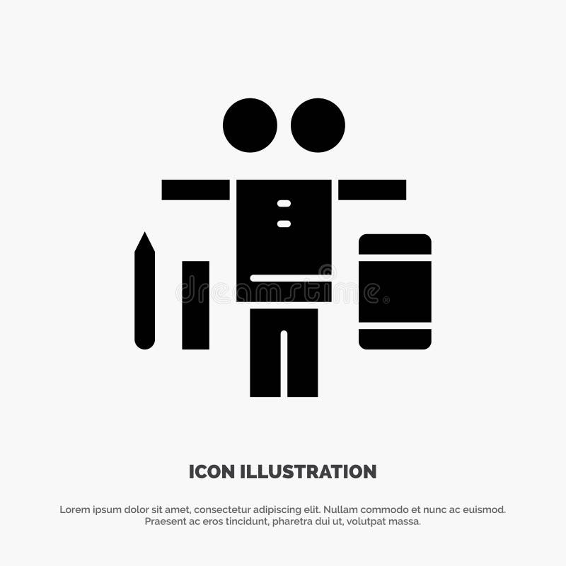 Balance, Life, Play, Work Solid Glyph Icon Vector Stock Vector ...