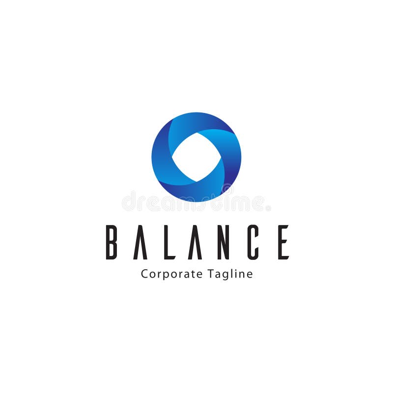 Balance Logo Template stock vector. Illustration of consultant - 88480066