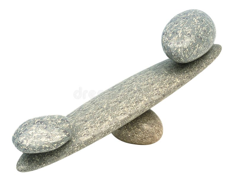 Balance: Pebble Stability Scales with Stones Stock Image - Image of ...