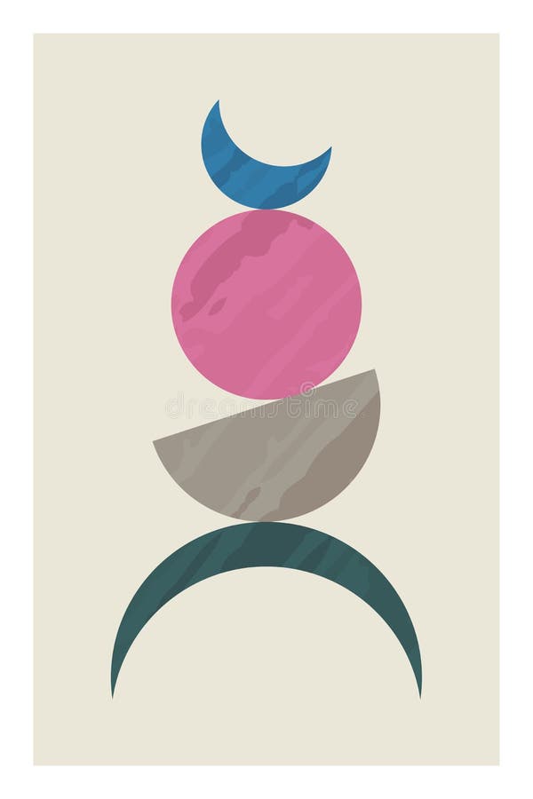 Balance Poster. Abstract Simple Equality Poster Stock Vector ...