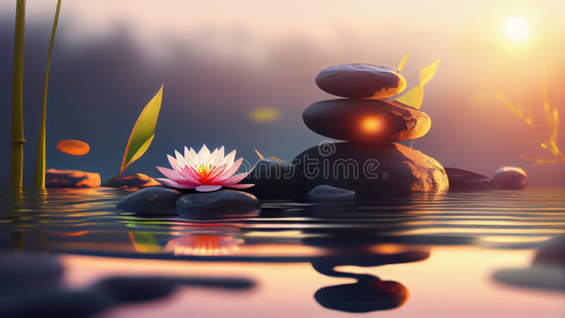 Balance and Relaxation Background Stock Image - Image of concept ...