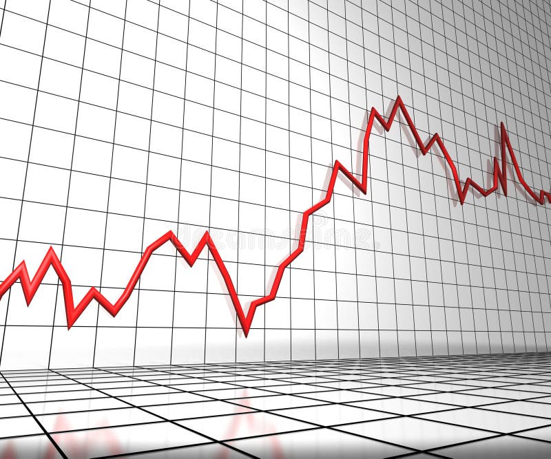 Balance report graph stock illustration. Illustration of chart - 8616999