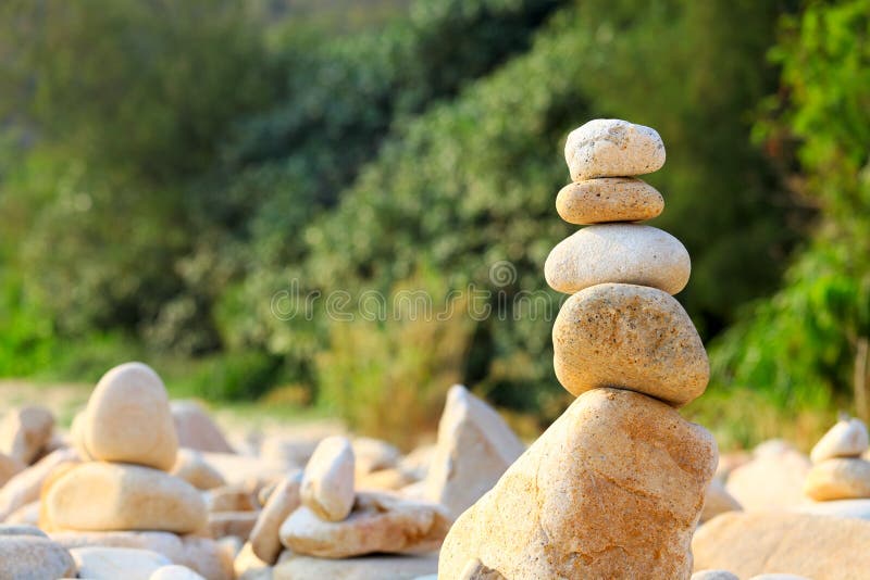Balance rock stock image. Image of coast, boulder, pile - 26444007