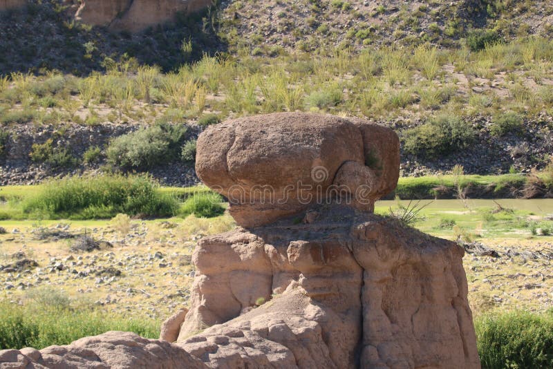 Balance Rock stock image. Image of river, timeless, rock - 41986861