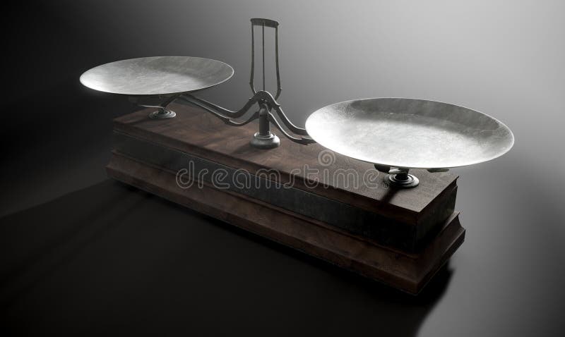 Balance Scale Heavy Side Stock Illustrations – 87 Balance Scale Heavy ...