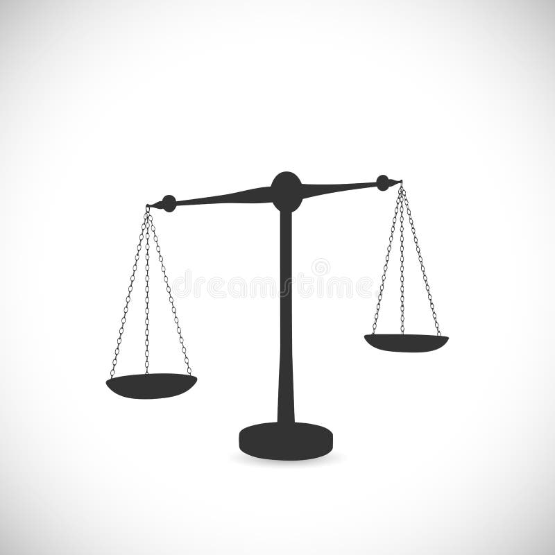 Balance Scale stock illustration. Illustration of hourglass - 46726548