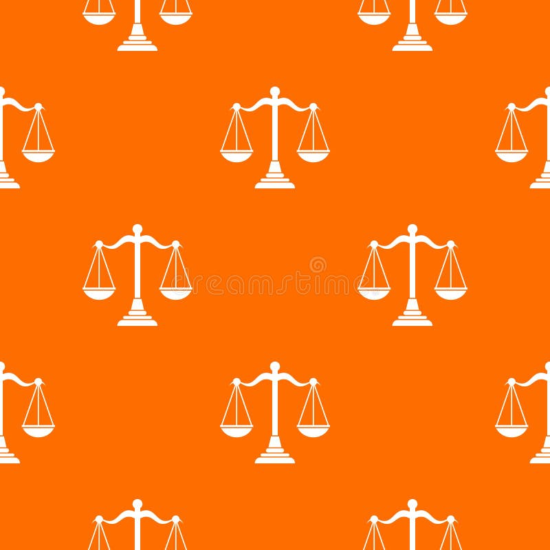 Balance Scale Pattern Seamless Stock Vector - Illustration of ...