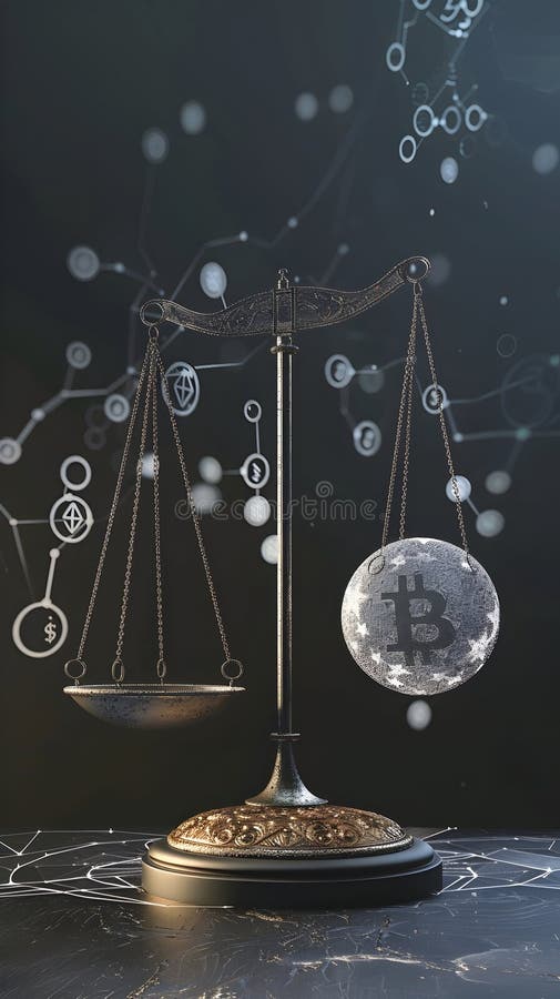 A Balance Scale Symbolizes the Comparison between Traditional Values ...