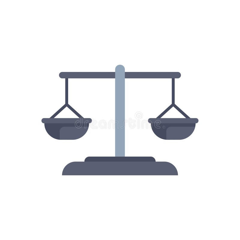 Balance Scale Weighing Empty Pans Representing Equality and Justice ...