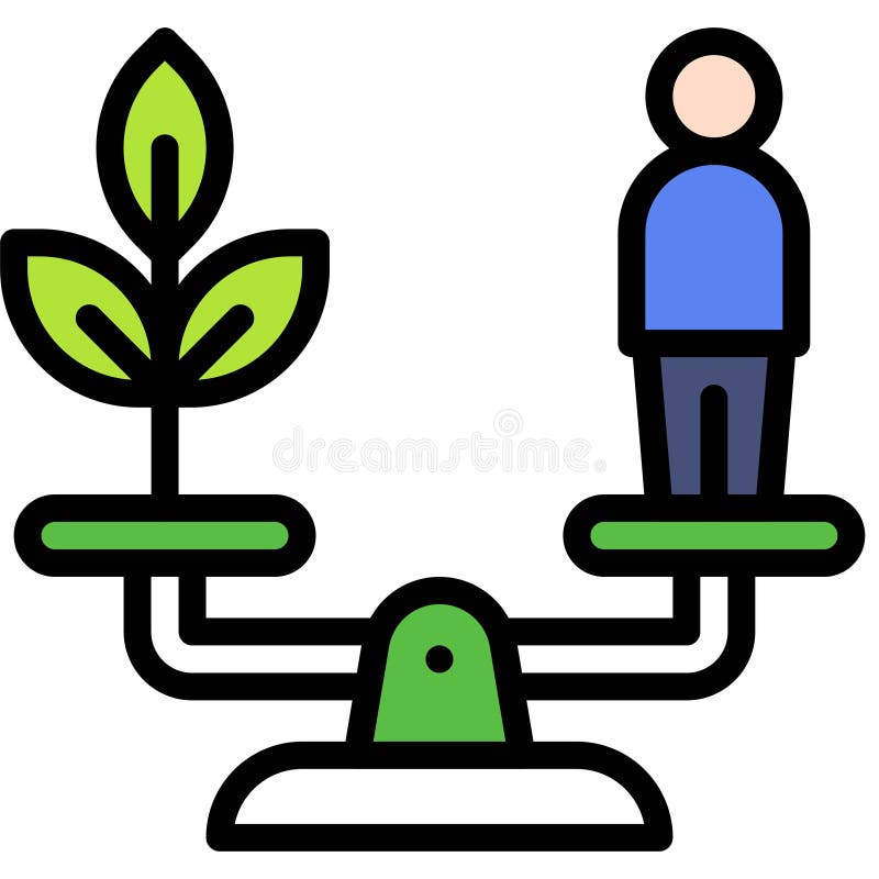 Balance Scales Icon, Earth Day Related Vector Stock Vector ...