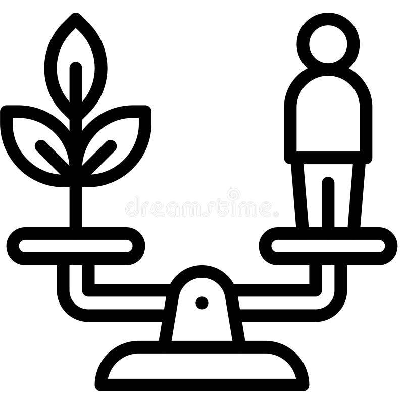 Balance Scales Icon, Earth Day Related Vector Stock Vector ...