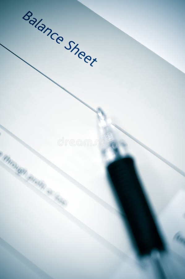 Balance sheet stock image. Image of finance, calculate - 2797743