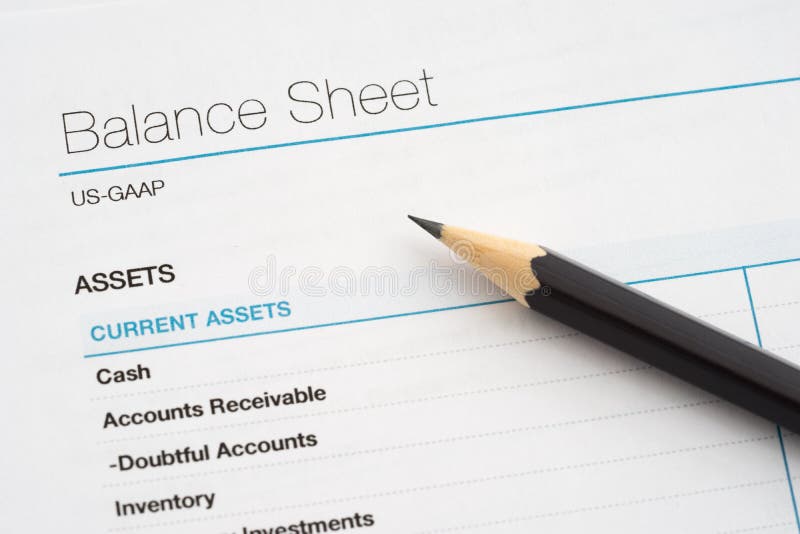 Balance sheet stock image. Image of budget, calculate - 2797743