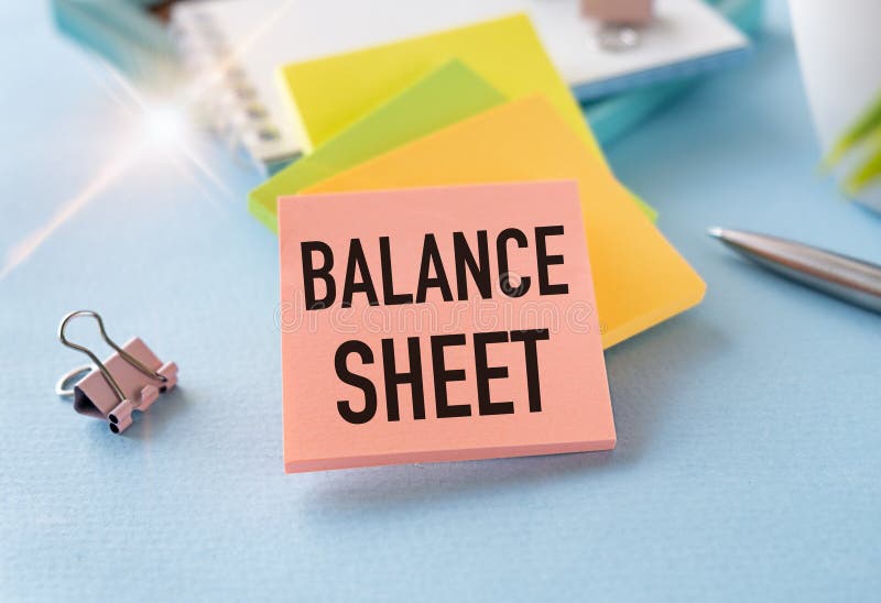 Balance Sheet - Summary of the Financial Balances of an Individual ...