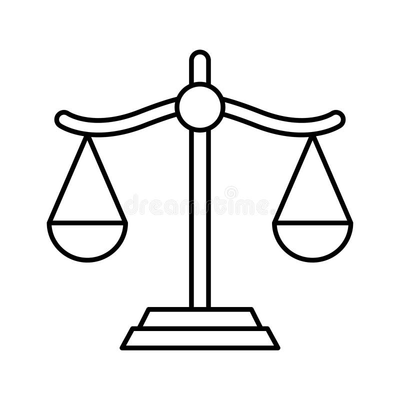 Balance Sign Isolated Vector Icon that Can Be Easily Modified or Edited ...