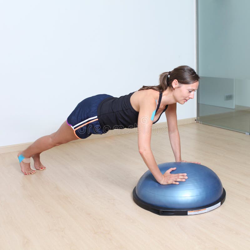 Balance training stock image. Image of physio, patient - 38672557