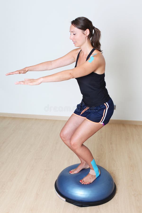 Woman S Back View of Body in Balance Yoga Position Stock Photo - Image ...