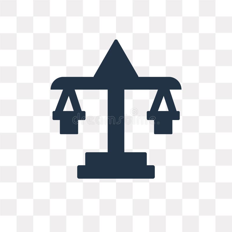 Balance Vector Icon Isolated on Transparent Background, Linear B Stock ...