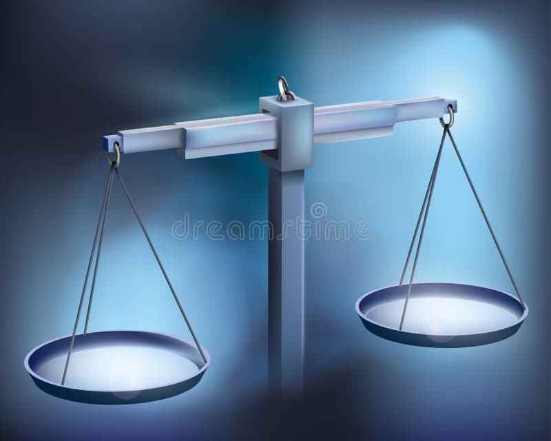 Balance. Vector Illustration. Stock Vector - Illustration of karma ...