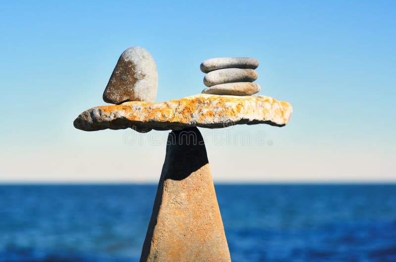 Balance of white stones stock photo. Image of stability - 62060858