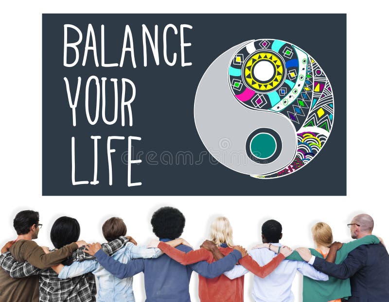 Balance Your Life Stability Work-Life Concept Stock Photo - Image of ...