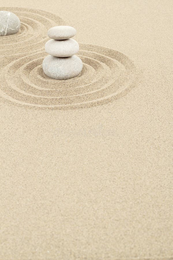 Zen Meditation Garden Spirituality Relaxation Stock Photo - Image of ...