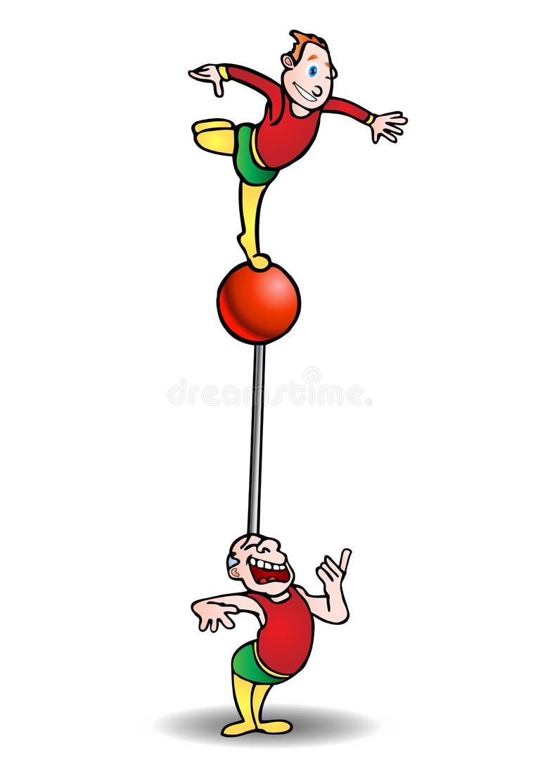 Balanced Acrobat Stock Illustrations – 36 Balanced Acrobat Stock ...
