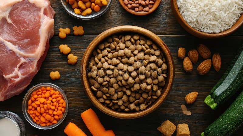 Balanced Dog Food Ingredients: Fresh, Natural, and Nutritious Pet Diet ...