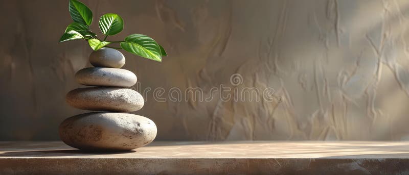 Balanced Growth - Nurturing Your Potential with Simplicity. Concept ...
