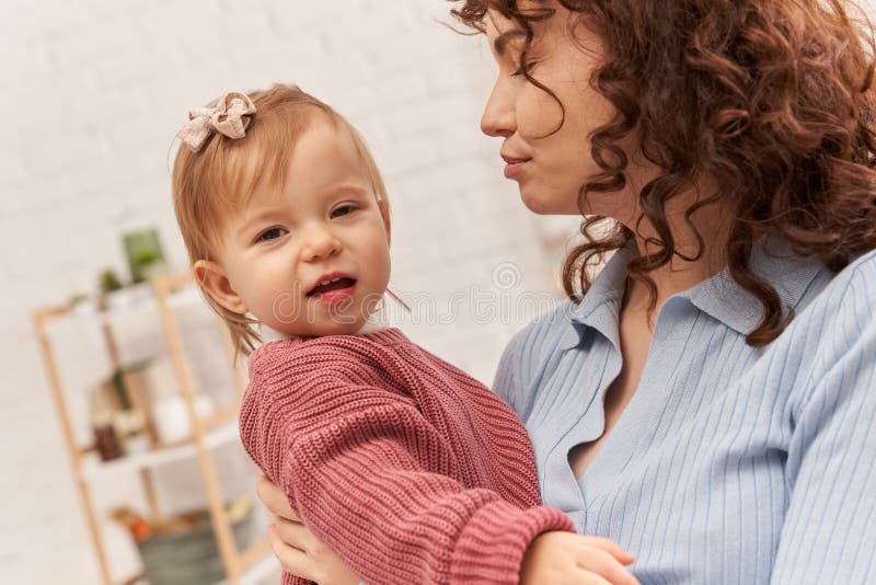 Balanced Lifestyle, Working Mother with Curly Stock Image - Image of ... Balanced Lifestyle, Working Mother with Curly Stock Image - Image of ...