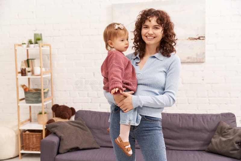 Balanced Lifestyle, Working Mother with Curly Stock Image - Image of ... Balanced Lifestyle, Working Mother with Curly Stock Image - Image of ...